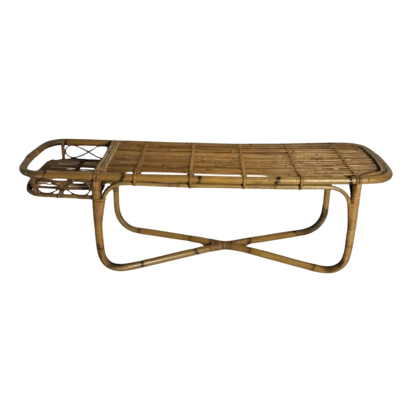 Low Bamboo Bar Table, 1960s | Chairish