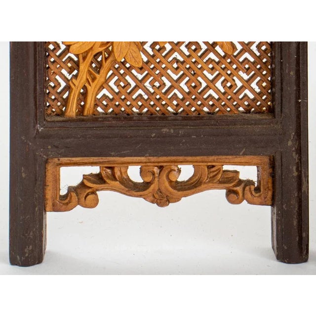 Chinese Six Panel Giltwood Table Screen | Chairish