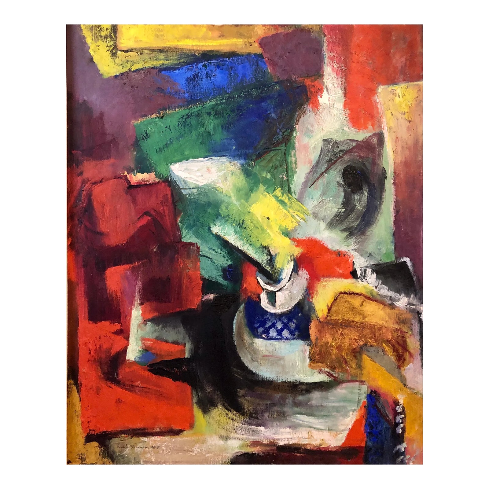 Beulah Stevenson, Beulah Stevenson 1950s Abstract Expressionism ...