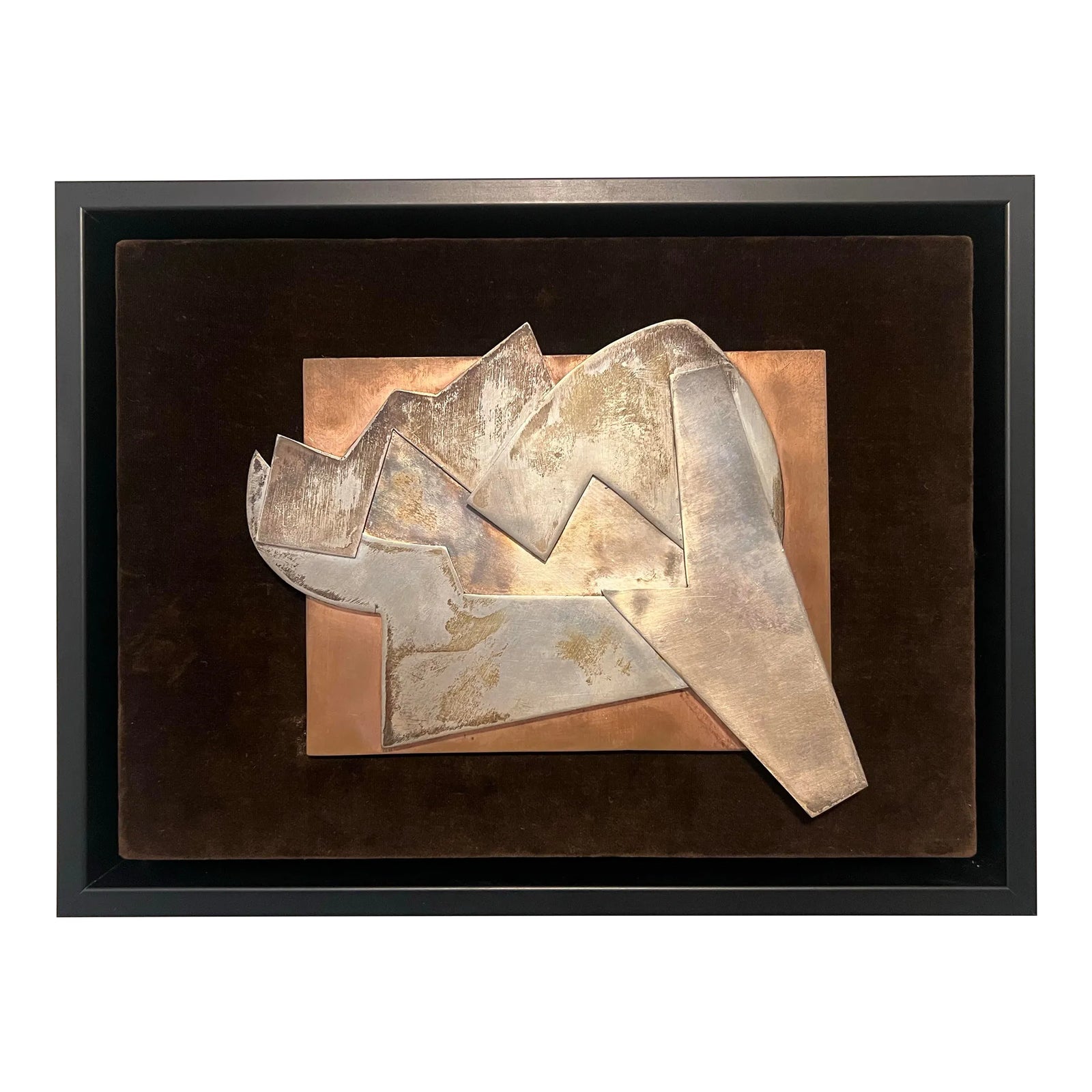 Hans Richter (1888-1976), 1960’s, Geometric Abstract Midcentury Silver ...