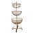 Large 3 Tier Vintage Iron Fruit/Food Storage Kitchen Stand | Chairish
