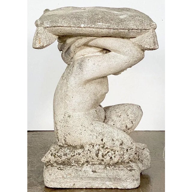 Italian Putti or Cherub Garden Stools of Composition Stone - Four ...