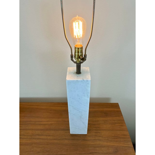 Italian Modern Style Rectangular Marble Table Lamp | by Sonneman ...