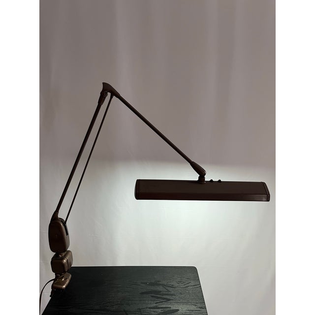 Vintage Dazor Floating Fixture Desk Lamp | Chairish