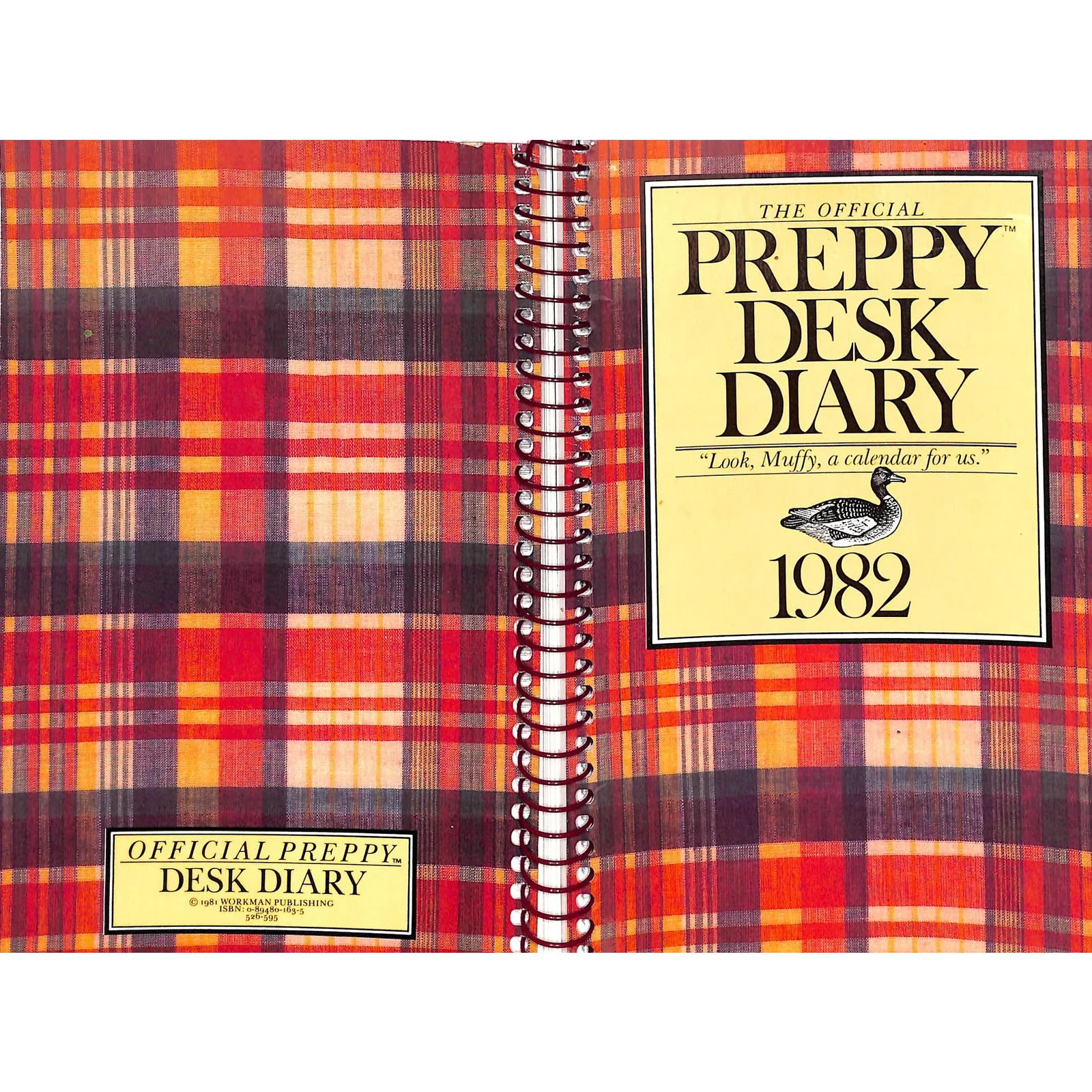 "The Offical Preppy Desk Diary" Birnbach, Lisa 1982 | Chairish