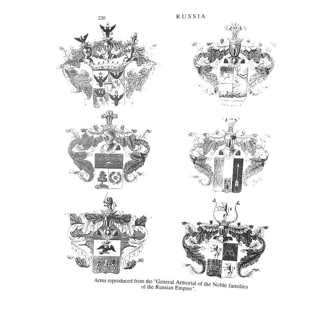 "European Nobility and Heraldry" Book 1994 Pinches, J.H. | Chairish