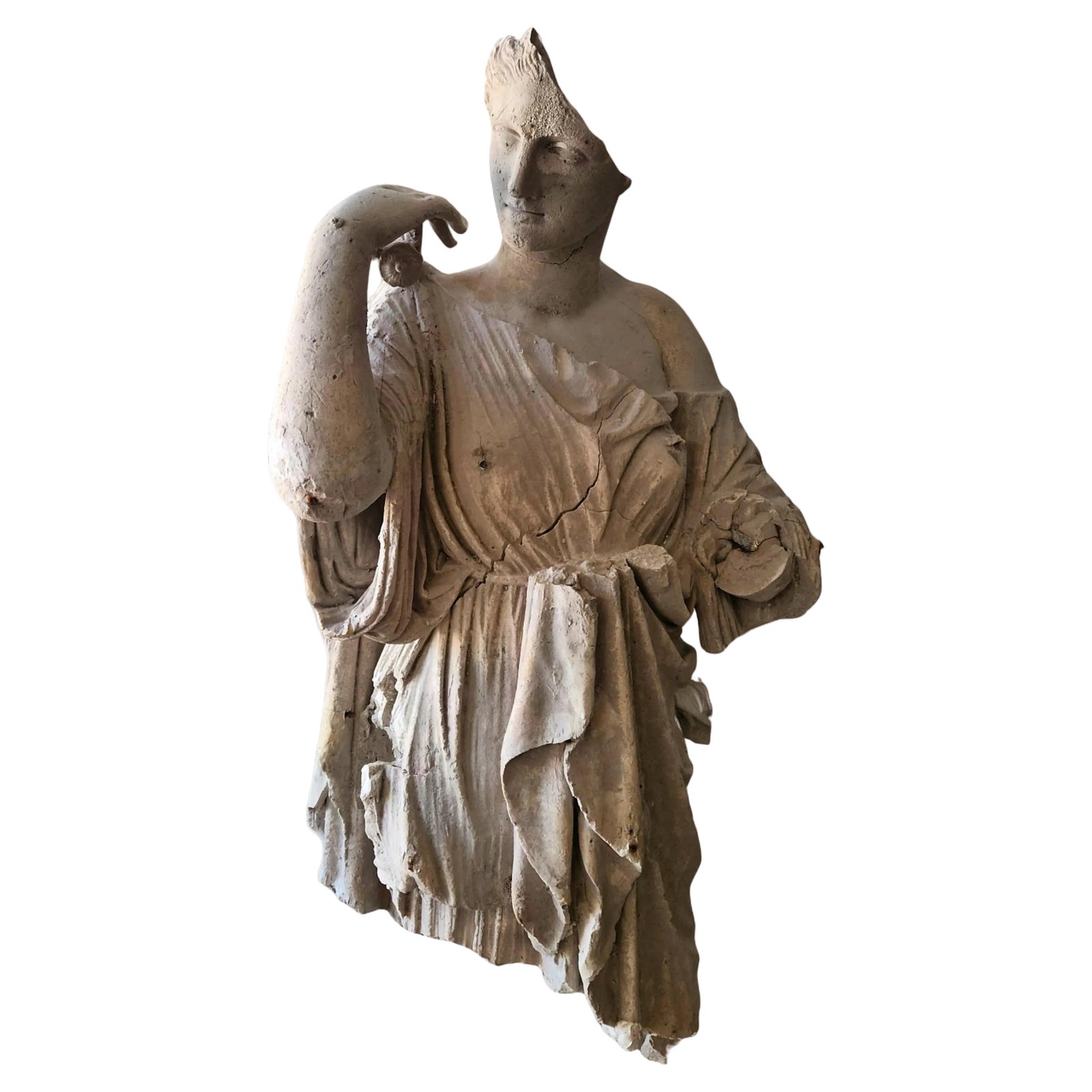 19th Century Plaster of the Diana of Gabi | Chairish