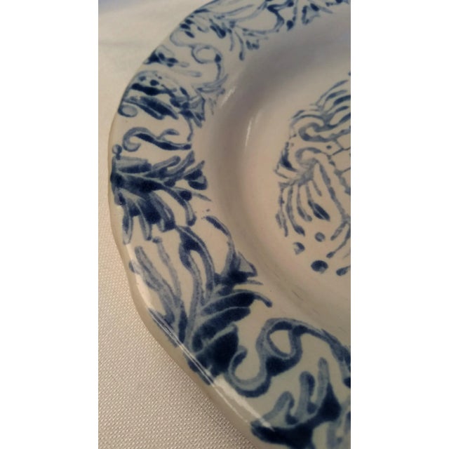 Boho Chic Hand Made and Hand Painted Soup Plate From Cabana | Chairish