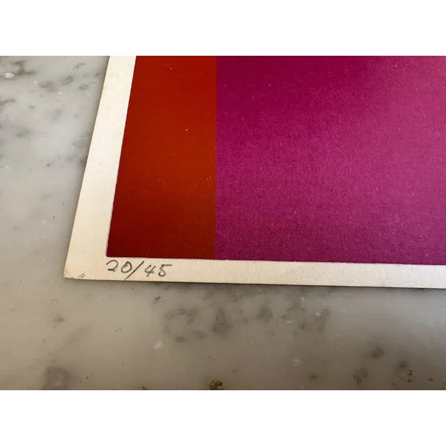 Max Hermann Mahlmann, Composition Trilogy Red, Silkscreen Print | Chairish