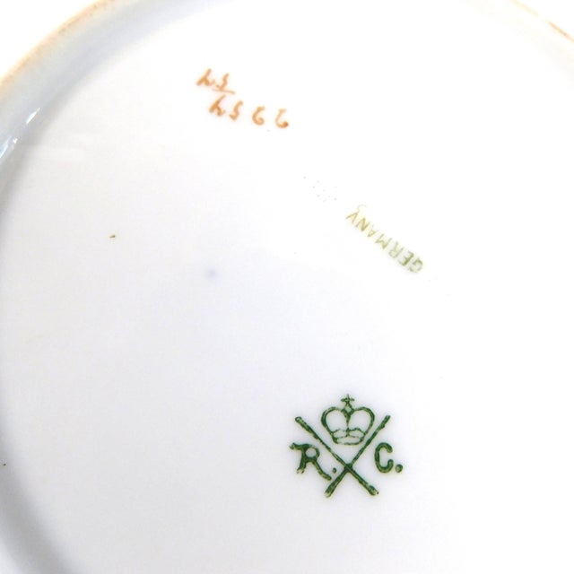 1930s Rosenthal Hand Painted Ramekin Dishes With Underplates - Set of 4 ...