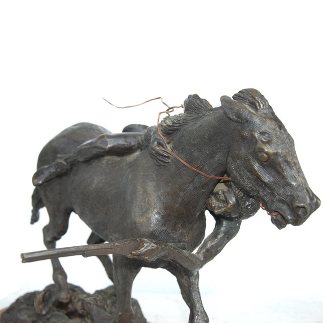 Mid 20th Century Bronze Sculpture "Strategy" by Jack Bryant | Chairish