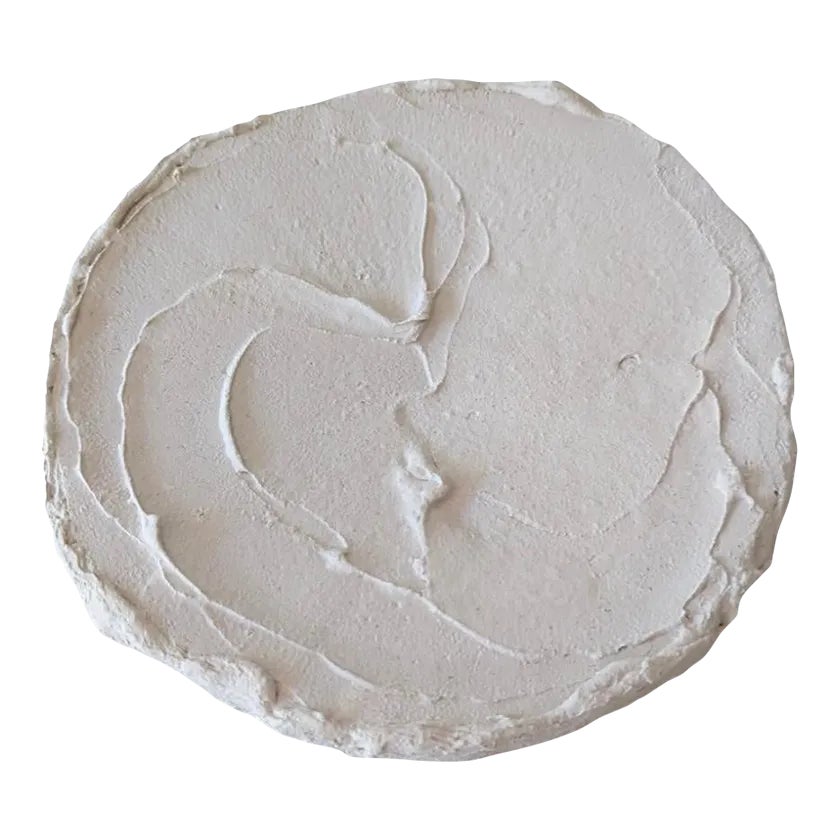 "Lotus" Hemp Mineral Lime Sculptural Tray by Susan Yin | Chairish