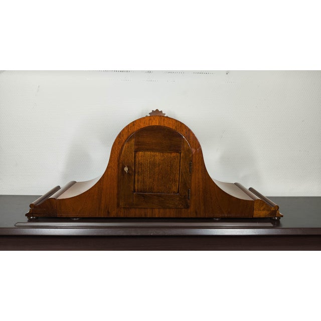 1936 Gustav Becker Antique Westminster Chime Mantel Clock | Chairish