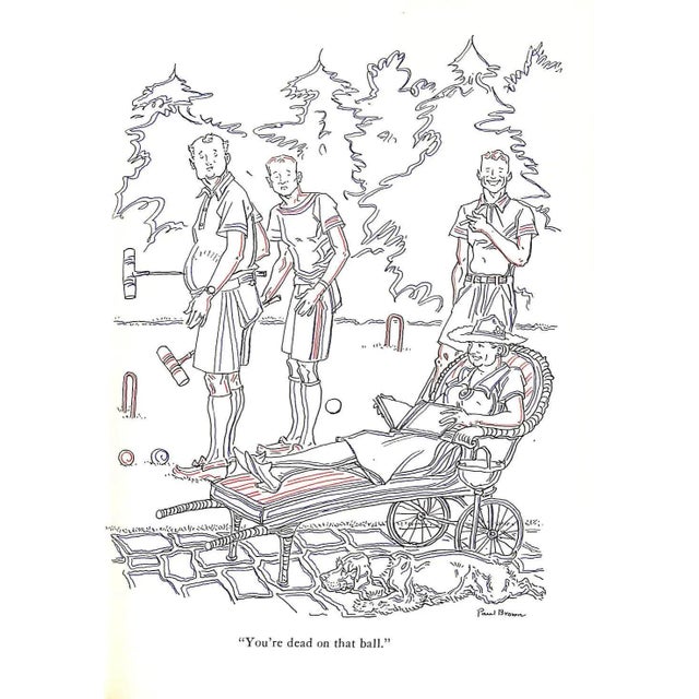 "Croquet: Rules and Strategy for Home Play" 1957 Brown, Paul | Chairish