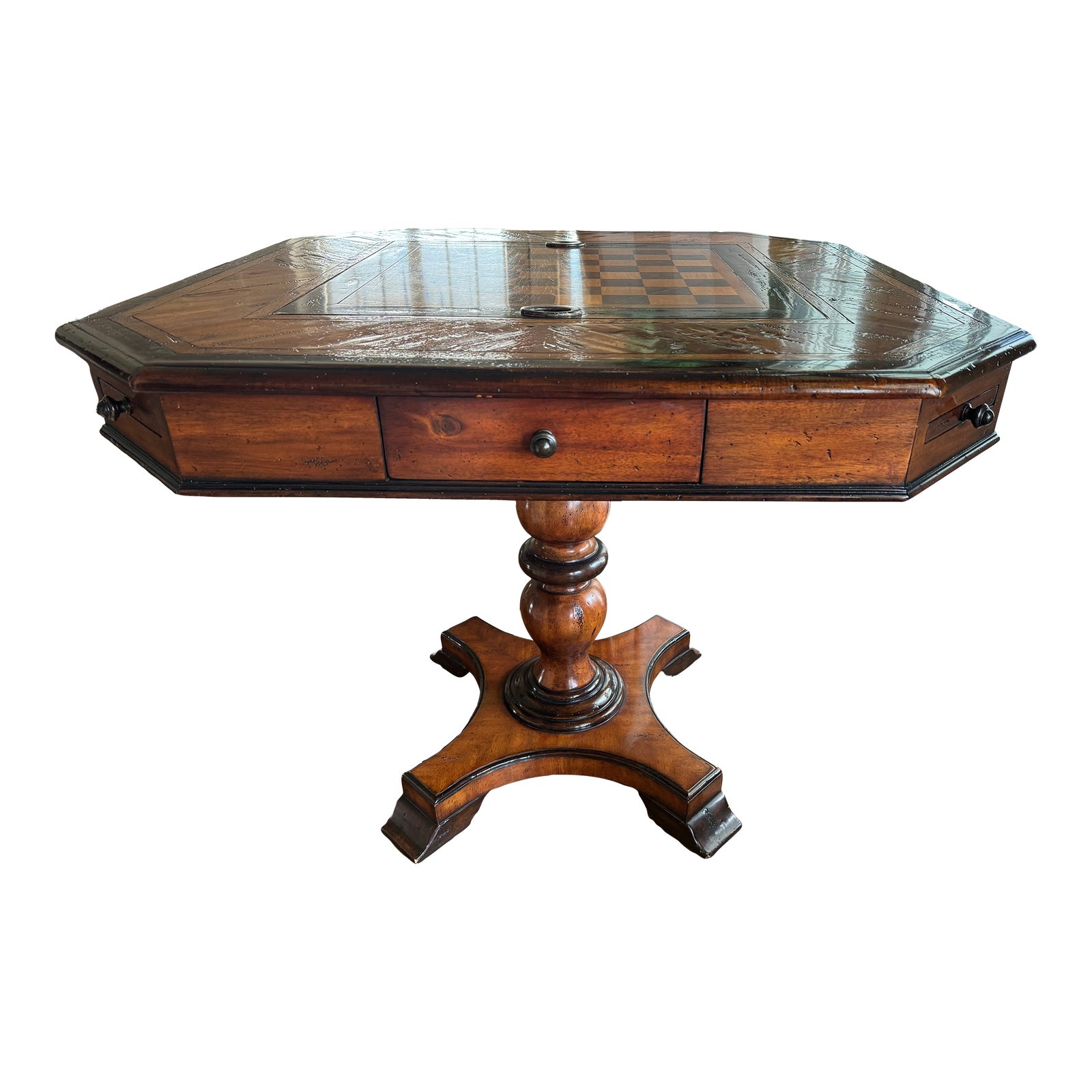 Theodore Alexander Bar and Gameroom Ellery Games Table | Chairish