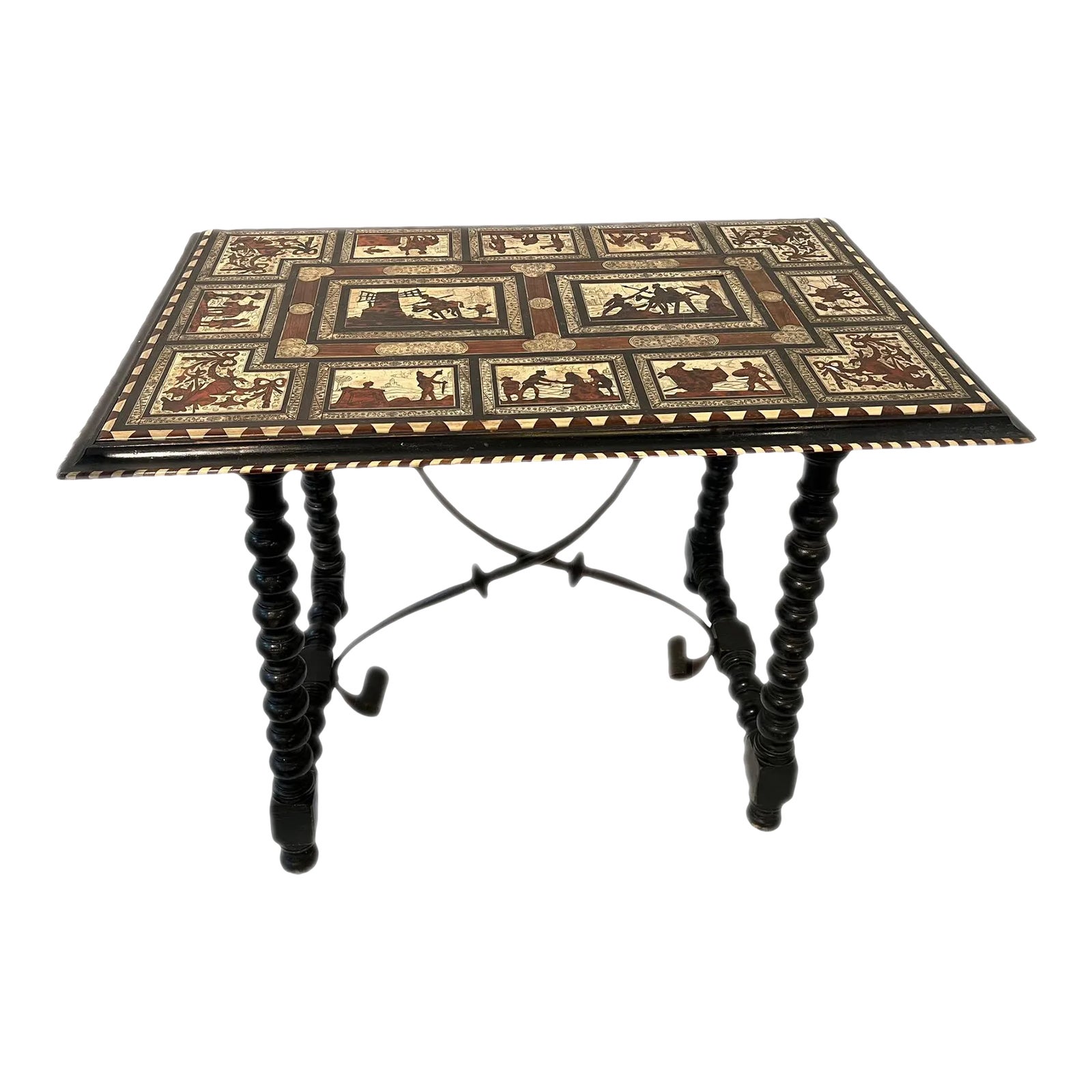 Inlaid Italian Table | Chairish