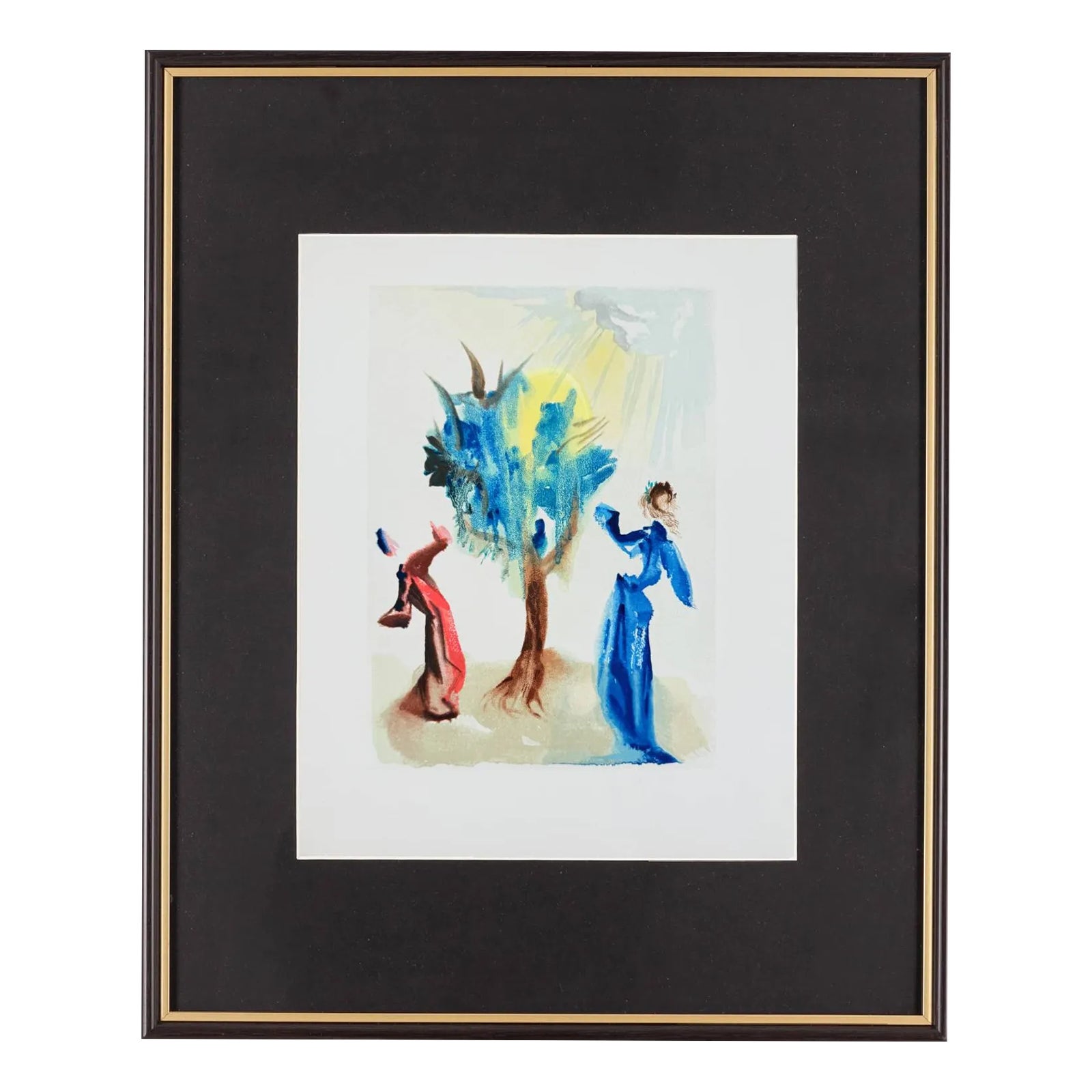 Salvador Dali, The Tree of Penitence, 1960, Woodcut Print, Framed ...