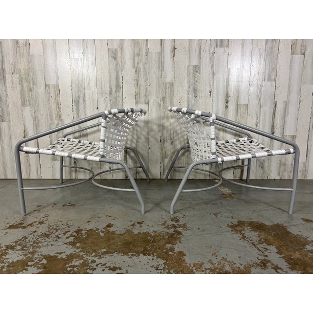 Inouye, Kantan for Brown Jordan Lounge Chairs and Ottoman | Chairish