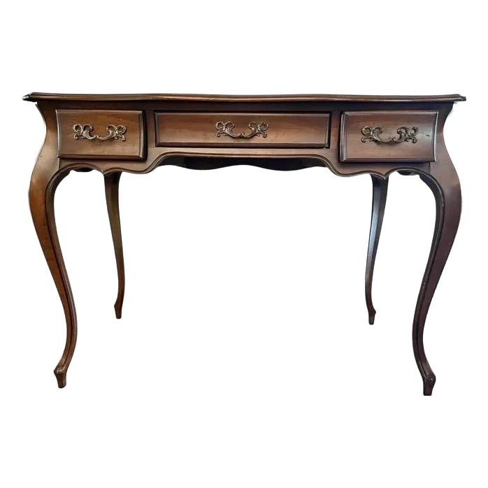 1970s Sligh Furniture Co. French Writing Desk | Chairish