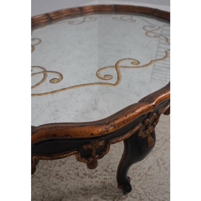 Jonathan Richards French Regency Eglomise Coffee Table | Chairish