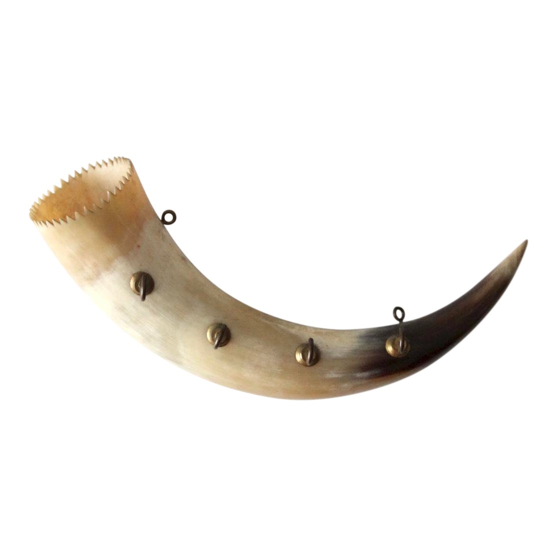 Vintage Horn Hook Rack | Chairish