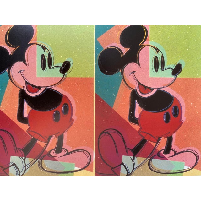 1994 "Double Mickey" Andy Warhol Foundation Pop Art Poster | Chairish