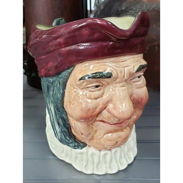 Vintage Royal Doulton Porcelain Simon the Cellarer Toby Mug | Chairish