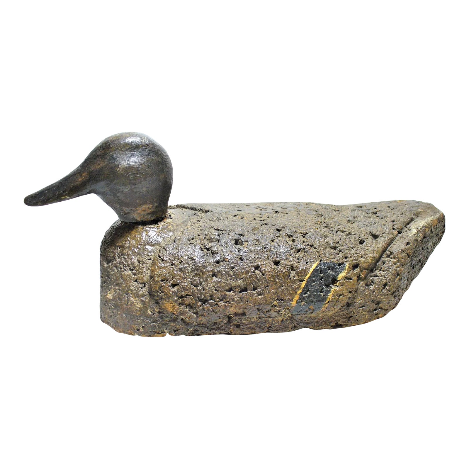 Antique Hand Made Duck Decoy | Chairish