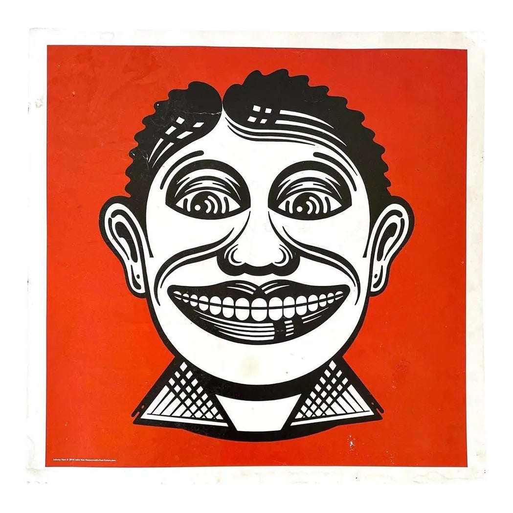 Johnny Face by John Van Hamersfeld 2010 Limited Edition Print | Chairish