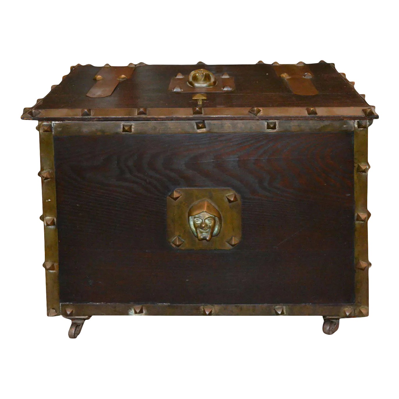Early 20th Century Franciscan Friar Storage Box | Chairish