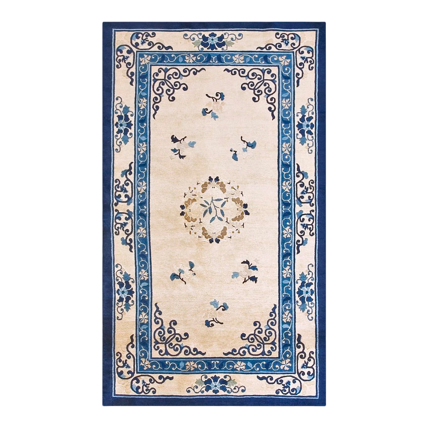 Antique Chinese Peking Rug | Chairish