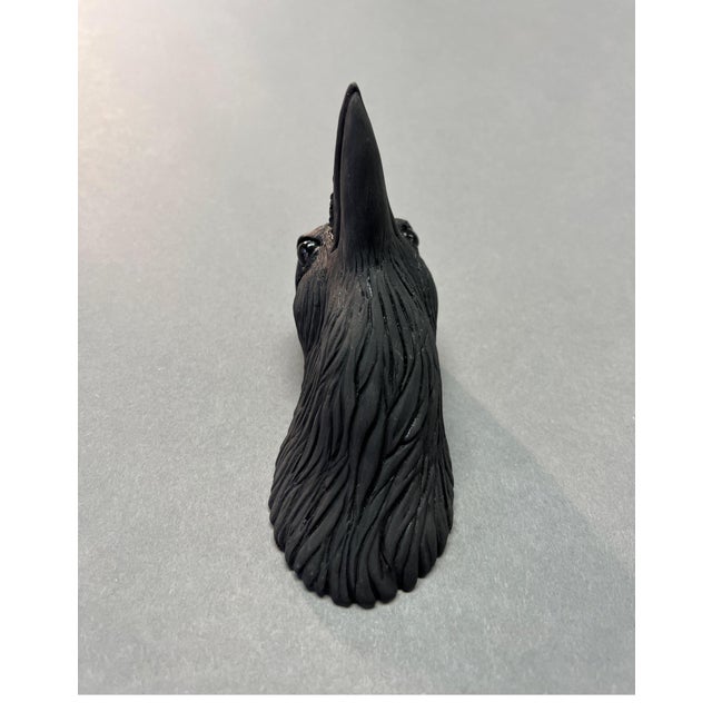 Karla Walter Ceramic Wall Sculpture of Crow #16 2023 | Chairish