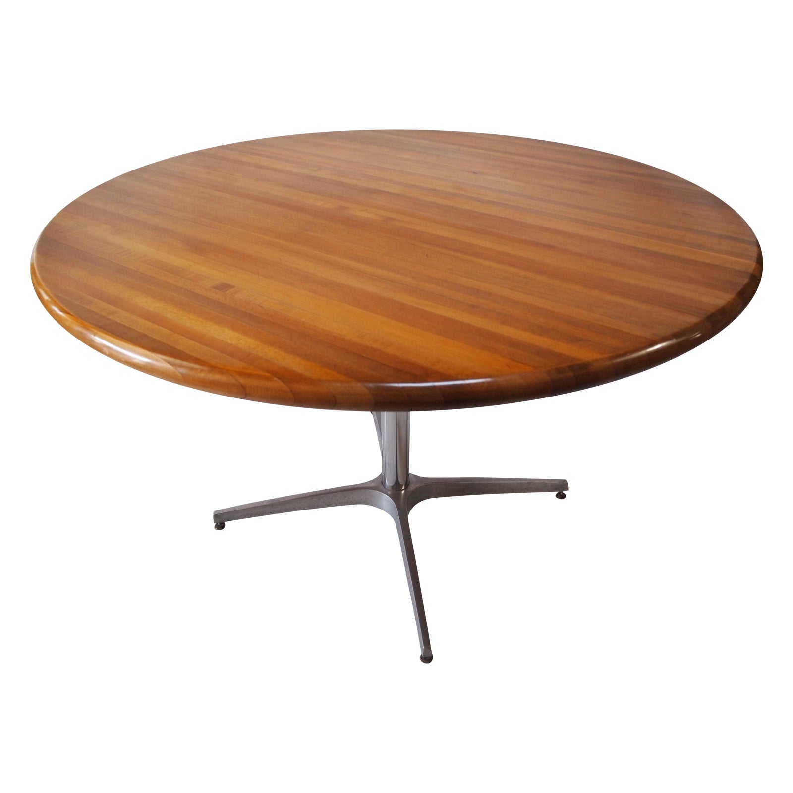 Mid-Century Round Center Table | Chairish