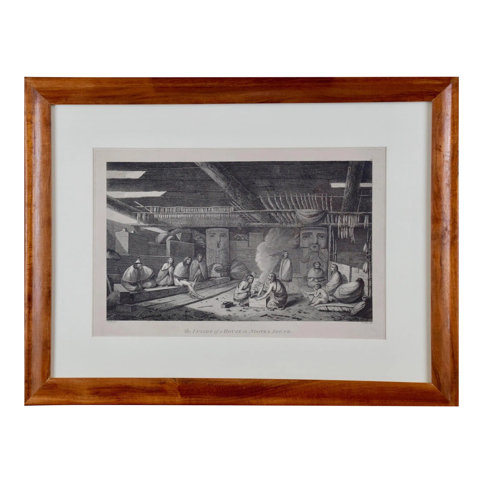 "Inside of a House in Nootka Sound" (Canada) by John Webber From ...