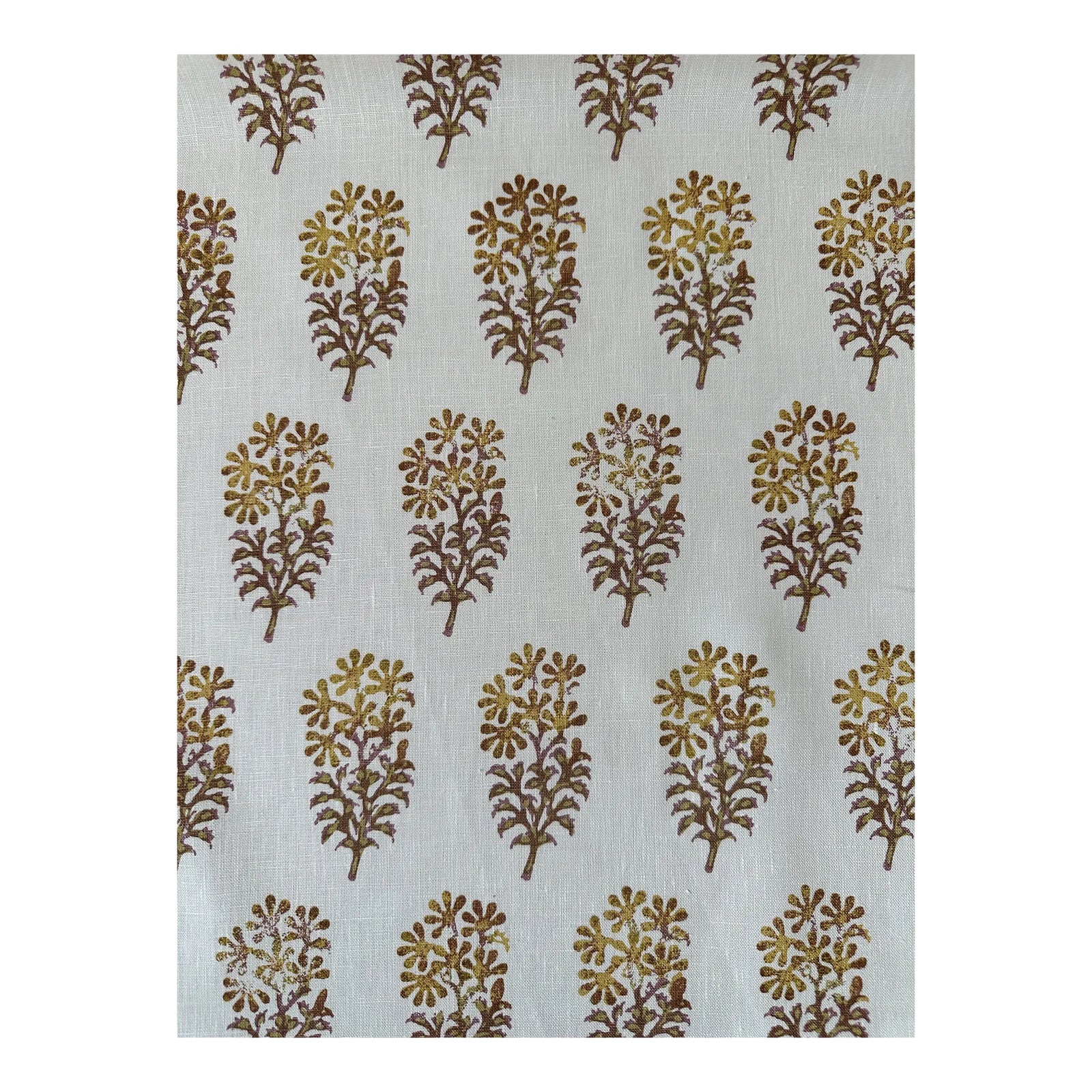 Namay Samay Alya Linen Fabric 2 1/2 Yards | Chairish