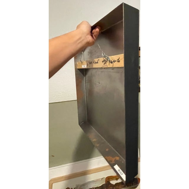 Marjan Eggremont, Patina & Silkscreen Painting on Steel Canadian Contemporary Art Marjan ...