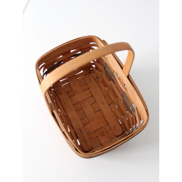 1991 Lonaberger Market Basket With Handle | Chairish