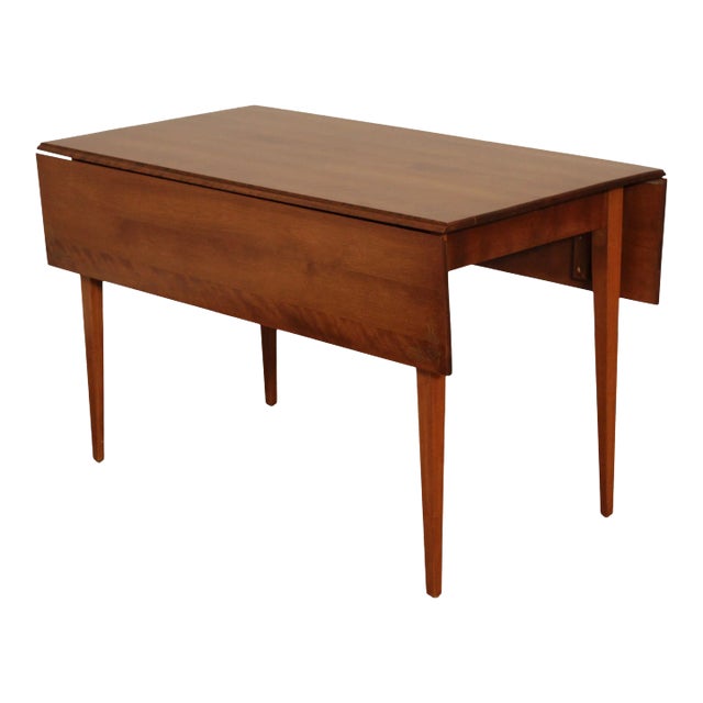 L. Hitchcock Vintage Maple Drop Leaf Dining Table | Chairish