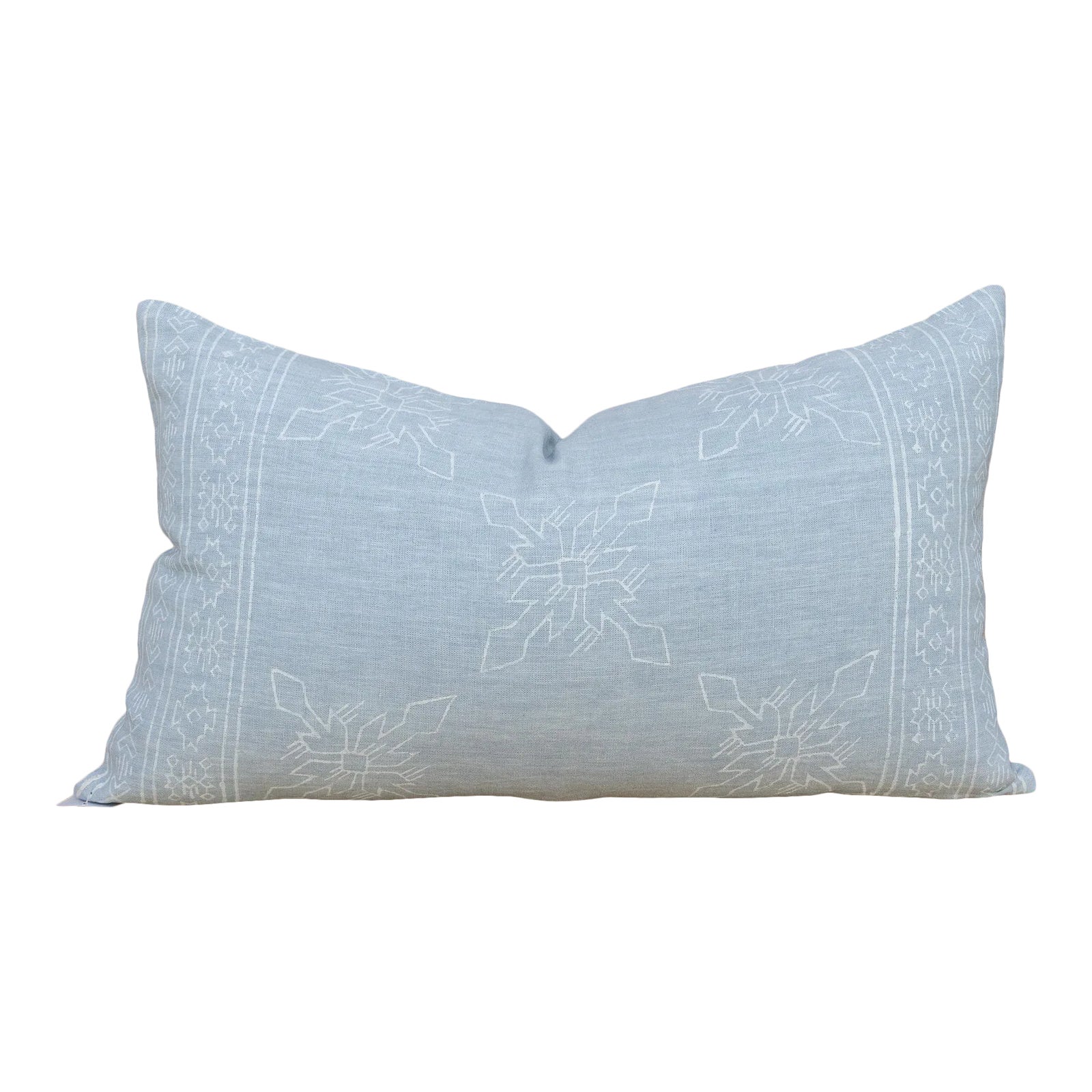 Itzcali Aztec Block Print Pillow | Chairish