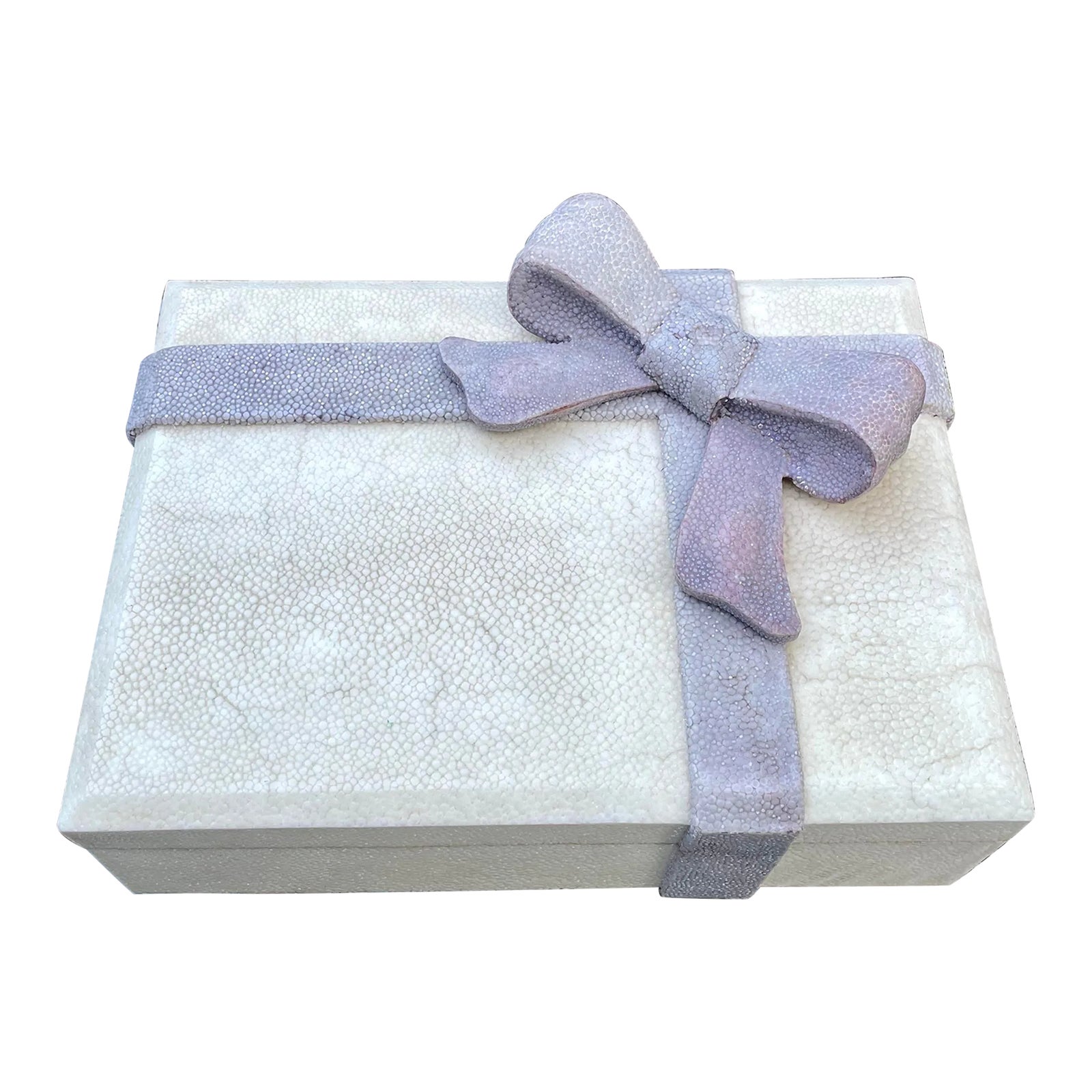 1990s Shagreen Maitland Smith Box | Chairish