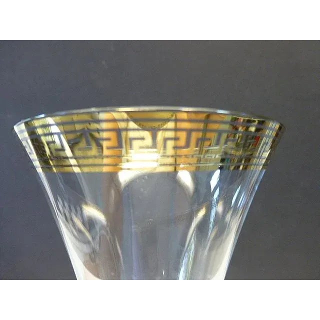Vintage Rosenthal Meets Versace Crystal Medusa d'Or Gold Greek Key ...