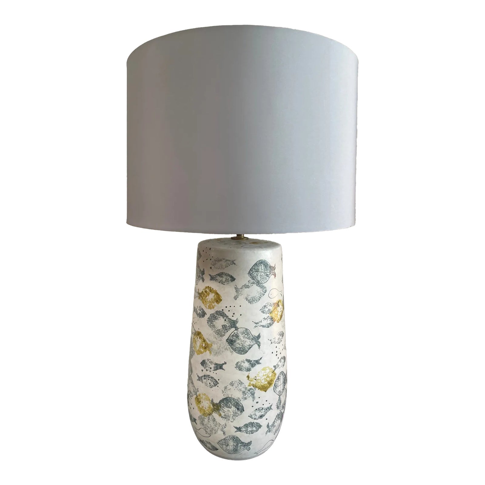 Mid-Century Modern Bitossi Ceramic Fish Lamp | Chairish