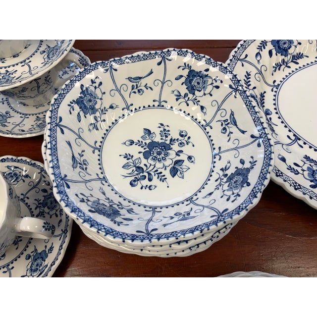 Late 20th Century Johnson Brothers Indies Pattern Porcelain Set- 42 ...
