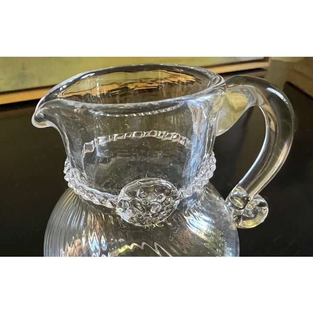Juliska Hand Blown Glass Mini Pitcher in Original Box | Chairish