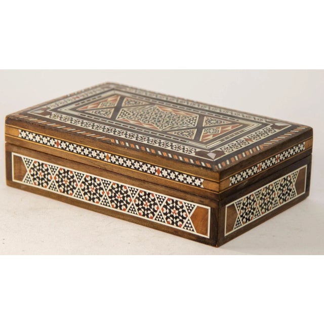 1950s Large Decorative Middle Eastern Islamic Moorish Box | Chairish
