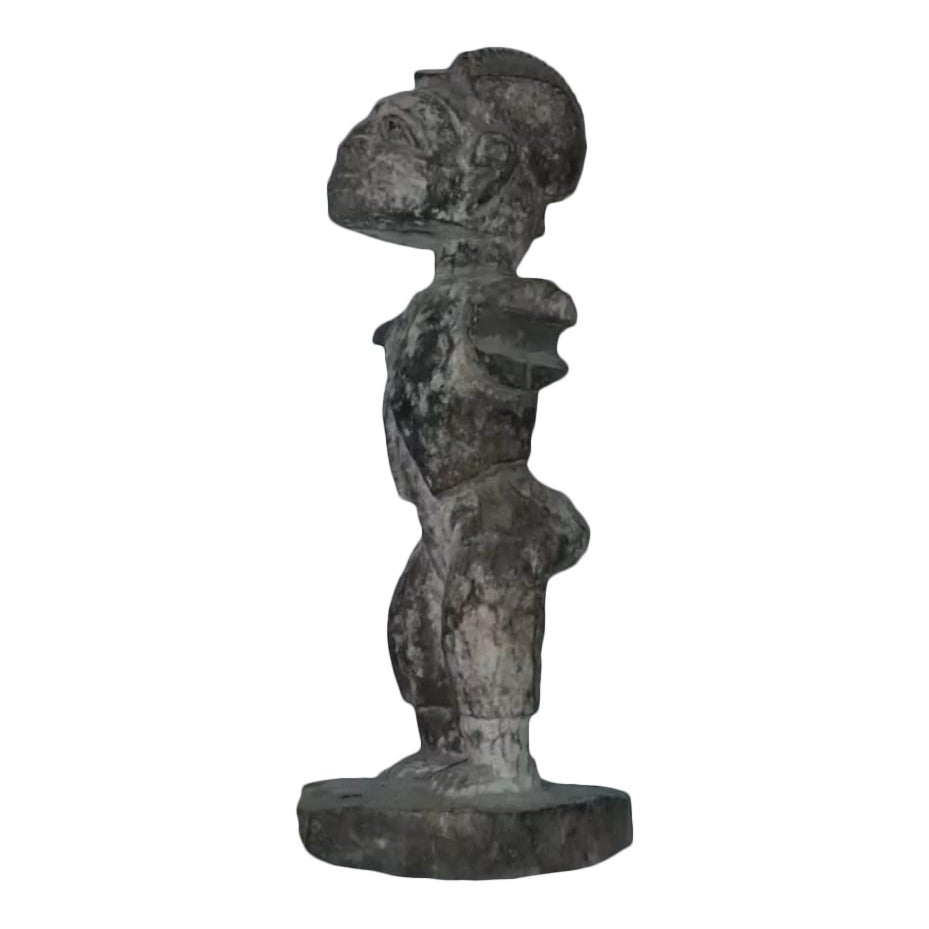 Antique African Wood Carved Baga Tribal Sculpture | Chairish