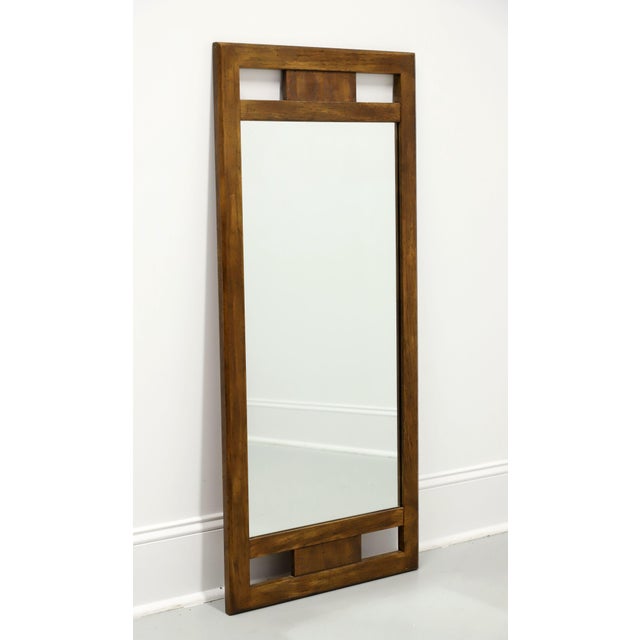 Drexel Heritage Woodbriar Pecan Campaign Style Wall Mirror Chairish