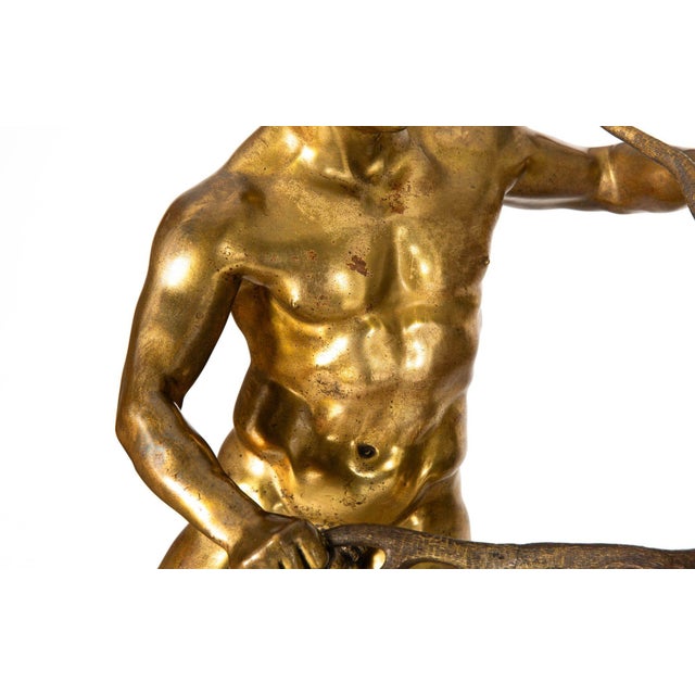 Large Italian 19th Century Grand Tour Bronze Sculpture “Hercules ...