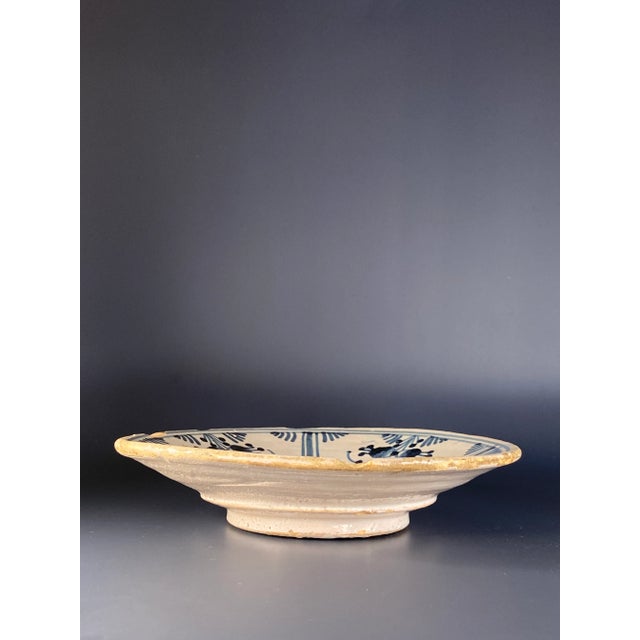 17-18 Th Century Antique Catalan Dish, Spanish Ceramic, Cirereta Series (Cherries) | Chairish