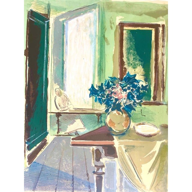 Modernist Artist Josef Floch (1895-1977) Signed Still Life Lithograph ...